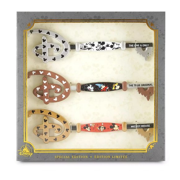 Disney | Accessories | Disney Special Edition Collectible Key Set Of 3 ...